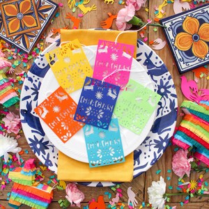 Otomi Design Gift Tags set of 12, Cinco De Mayo Decorations, Fiesta ...