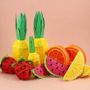 Lemon Wedge Mini Pinata, (1) Lemon Party Favor, Tutti Fruity Party ...