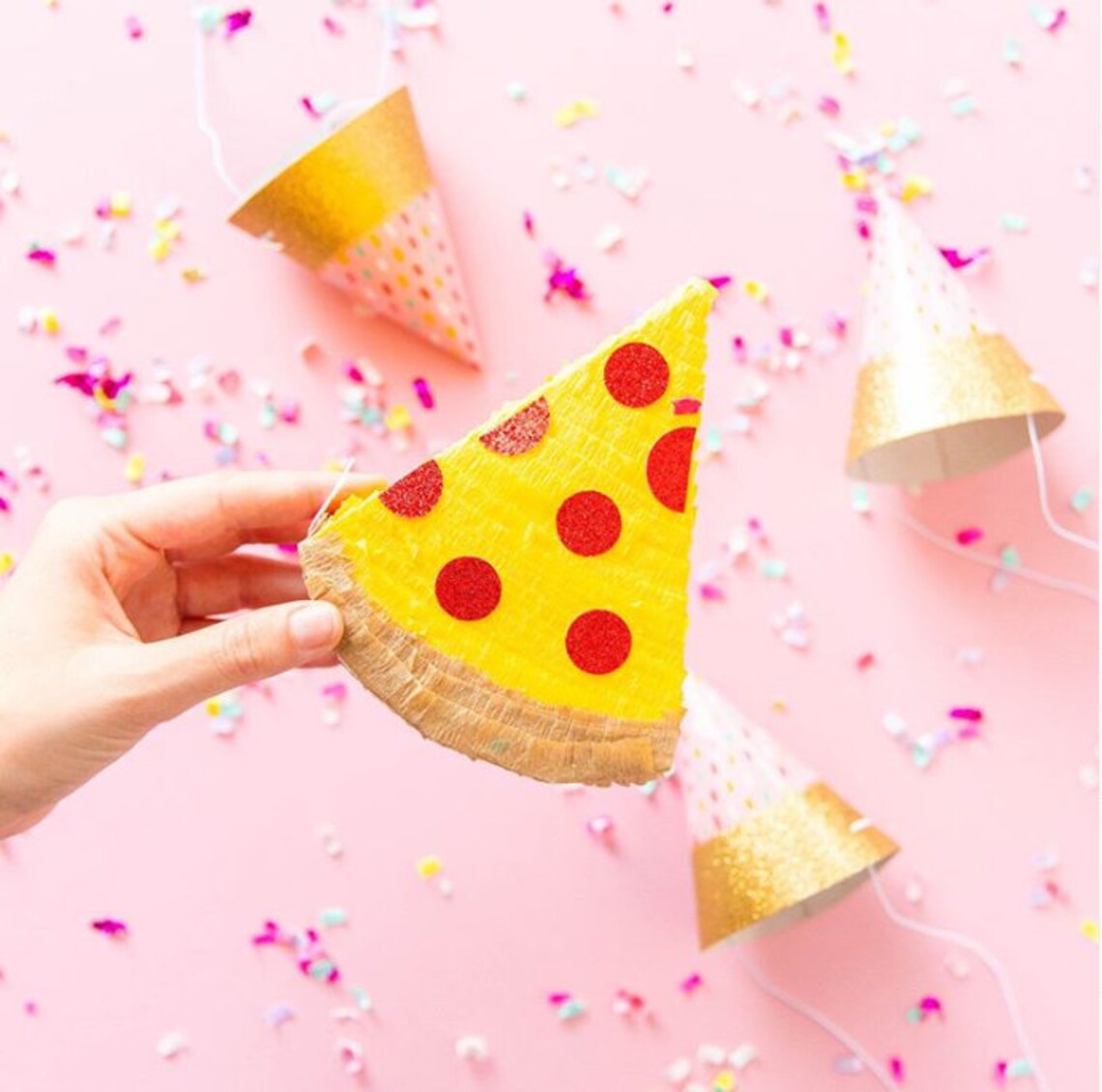 Mini Pizza Pinata Party Favor Pizza Party Pizza My Heart | Etsy