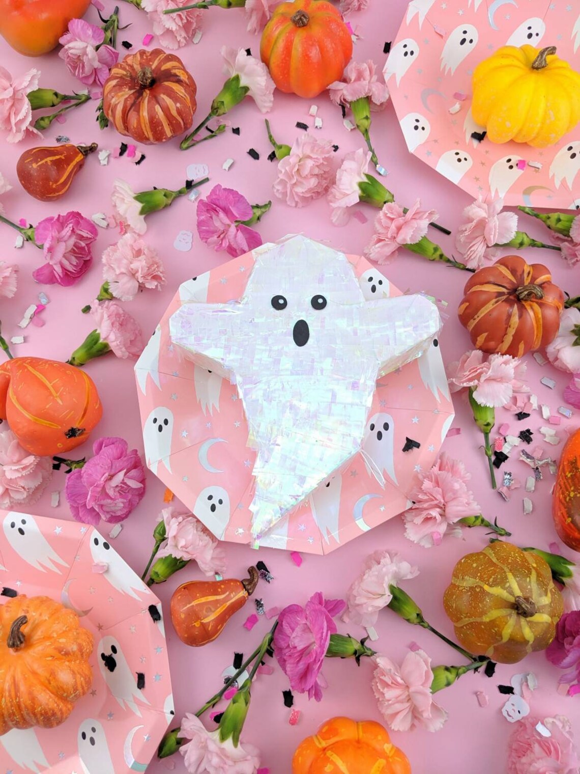 Mini Ghost Piñata 1 Iridescent Halloween Decorations | Etsy