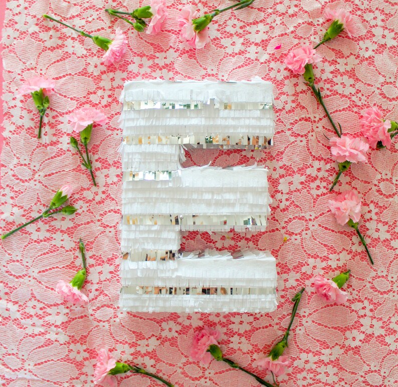 1 Fringe Letter Decoration 10 Fringe Letters Pinata - Etsy