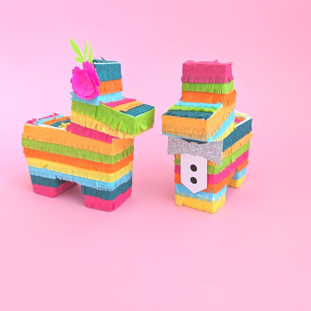 Bride and Groom Mini Donkey Pinatas, Sweetheart Table Decoration ...