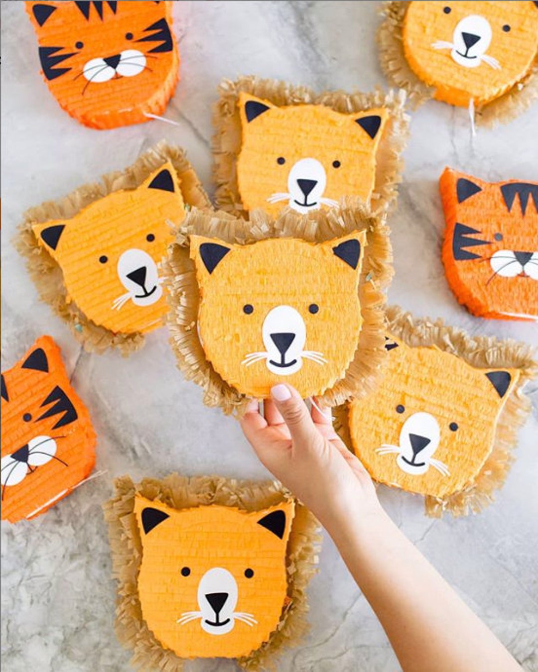 Lion Mini Pinata Party Favor 1 Wild One Young Wild Three - Etsy