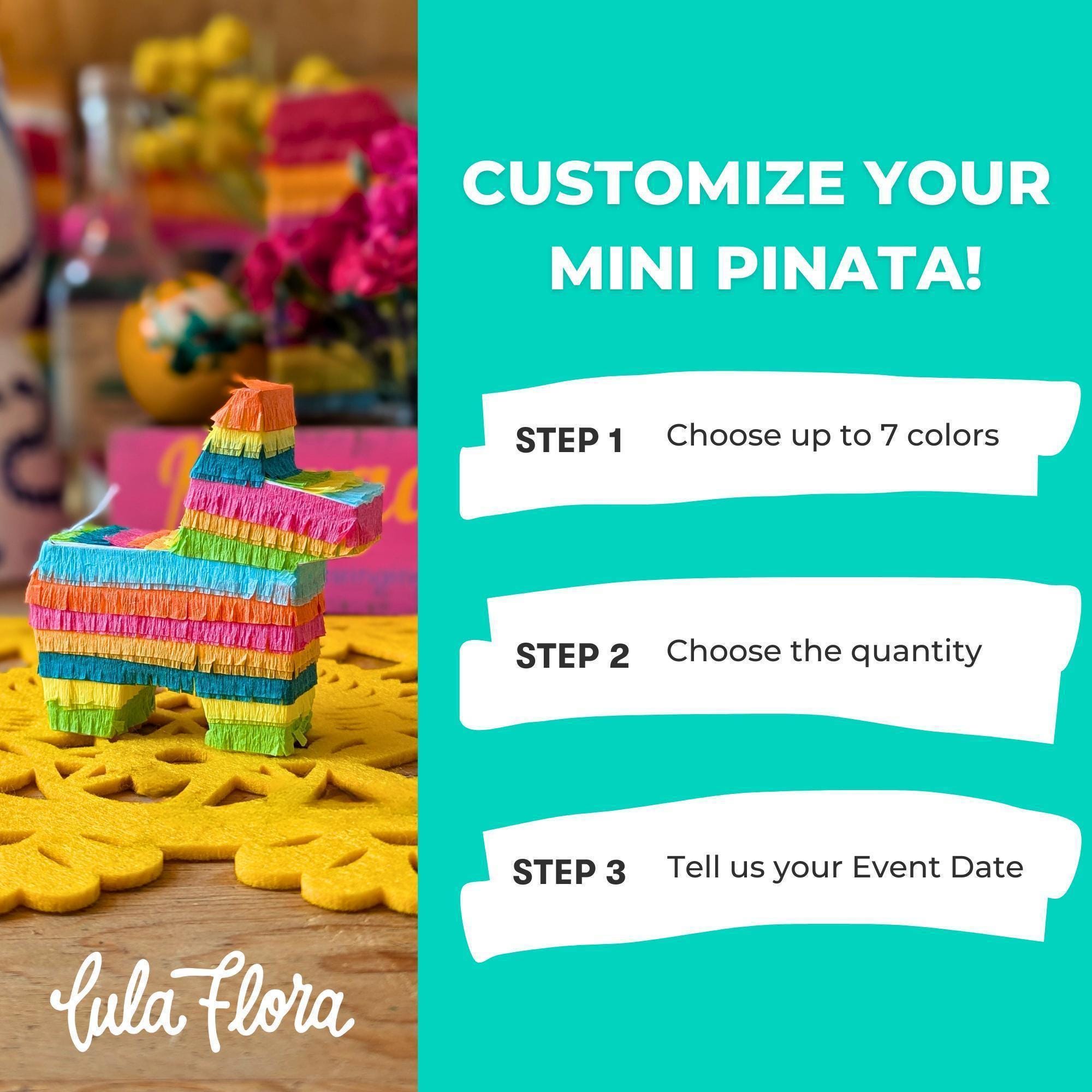 Mini Pinata Party Favors | Fiesta Baby Shower | Bridal Shower | Custom ...