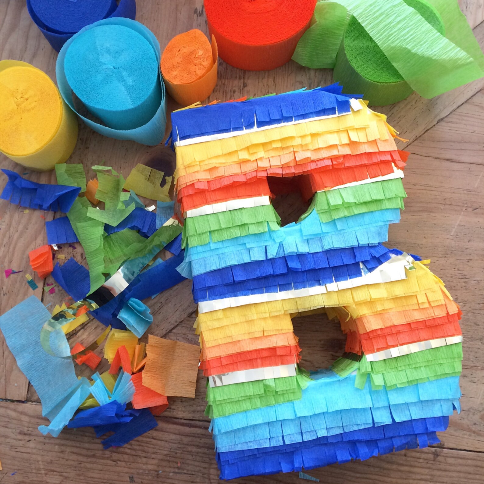 1 Fringe Letter Decoration 10 Fringe Letters Pinata - Etsy