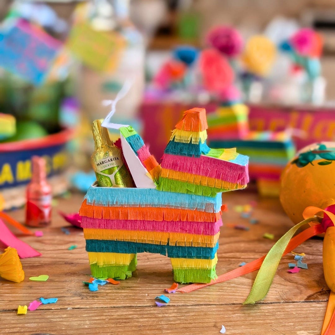 Mini Donkey Pinata Party Favors | Cinco De Mayo Decoration | Fiesta ...