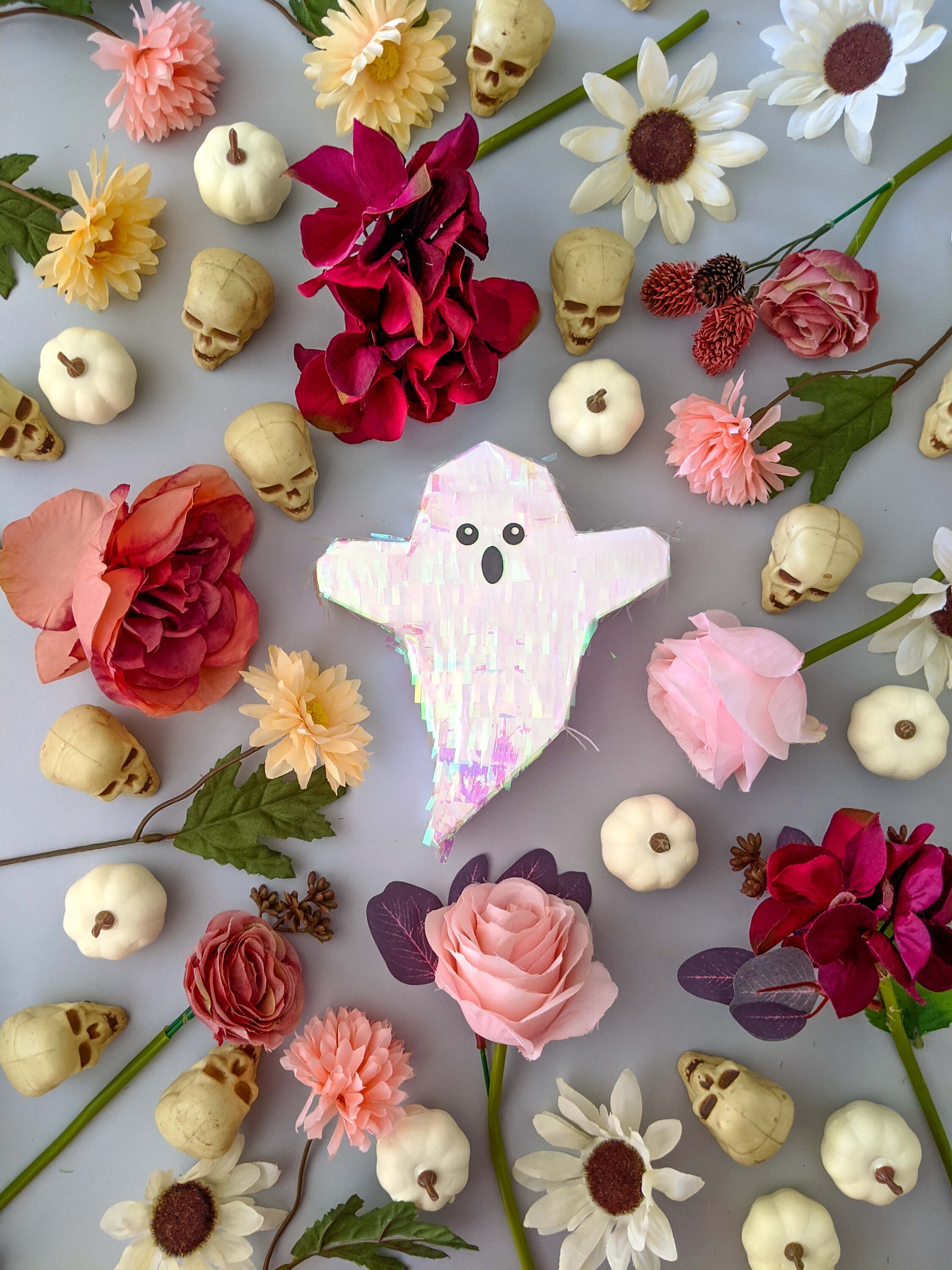 Mini Ghost Piñata 1 Iridescent Halloween Decorations | Etsy