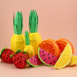Lemon Wedge Mini Pinata, 1 Lemon Party Favor, Tutti Fruity Party ...