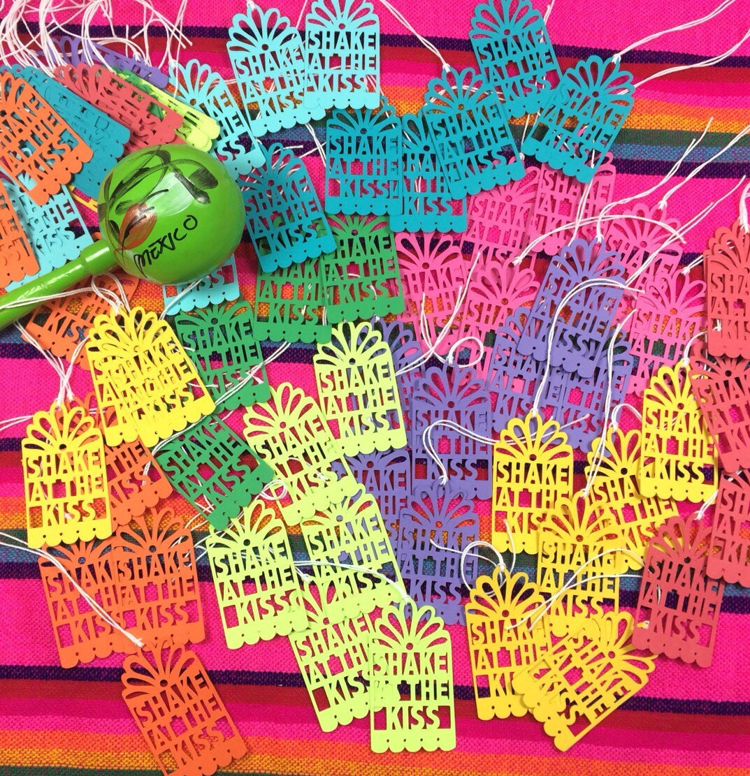 Maraca Tags Fiesta Gift Tag Mexican Fiesta Wedding Papel - Etsy