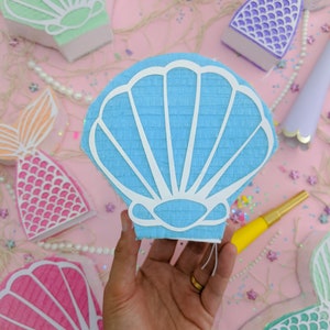 Seashell Mini Piñata 1, Seashell Party Favors, Mermaid Party ...