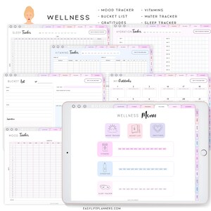 Fitness Planner Digital Workout Planner for Ipad, Notability Planner ...