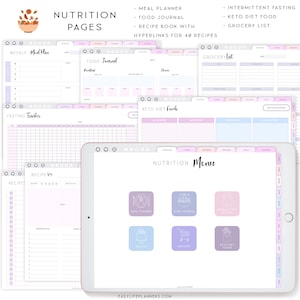Fitness Planner Digital Workout Planner for Ipad, Notability Planner ...