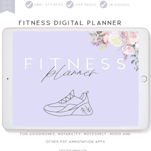 Fitness Planner Digital Workout Planner for Ipad, Notability Planner ...