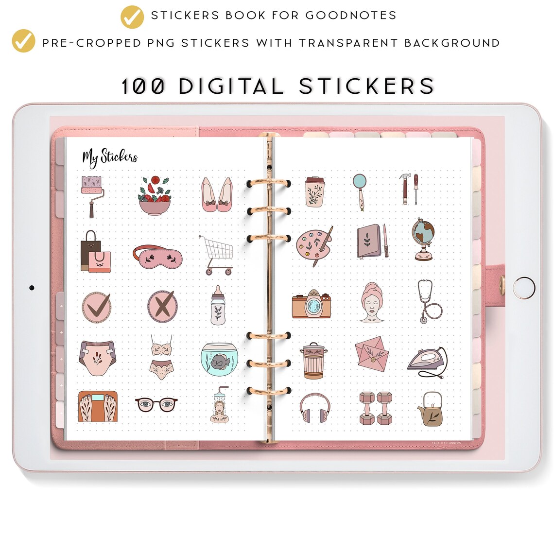 Digital Stickers Goodnotes Stickers Digital Stickers for - Etsy
