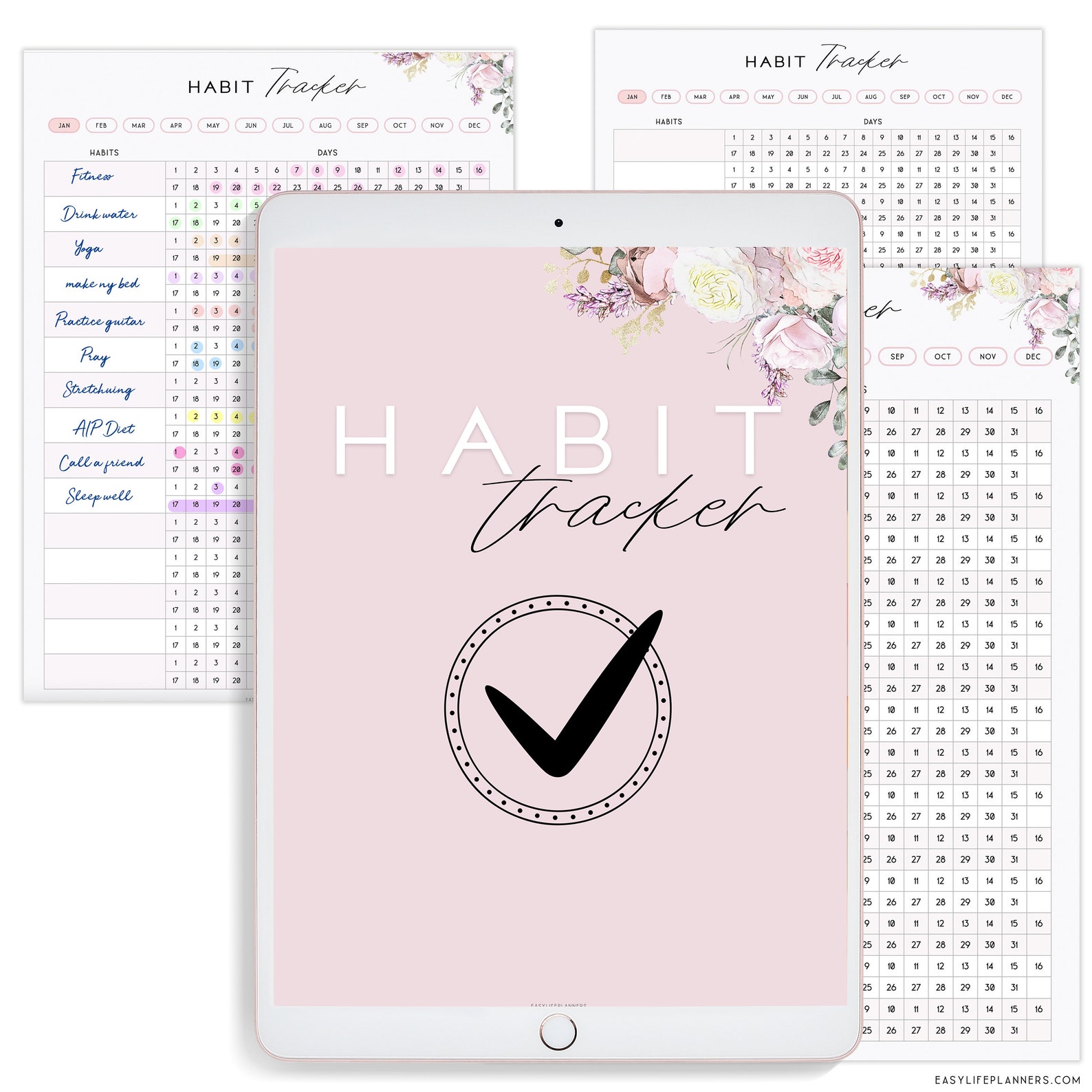 Digital Habit Tracker Goodnotes Template Digital Planner for | Etsy