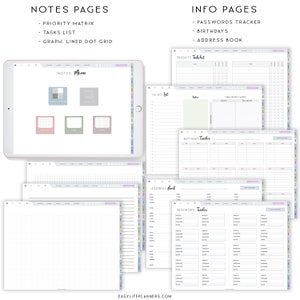 Student Digital Planner Ipad, Notability Planner, Goodnotes Template ...