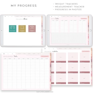 Digital Fitness Planner for iPad | Goodnotes and Notability | Workout ...