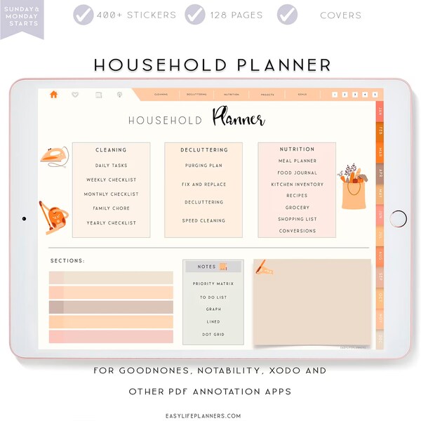 Goodnotes Template - Etsy