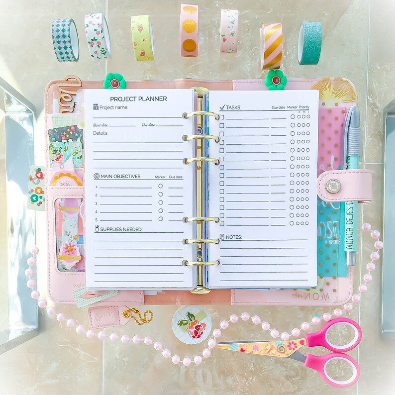 Productivity Planner Filofax Refills Printable Agenda | Etsy