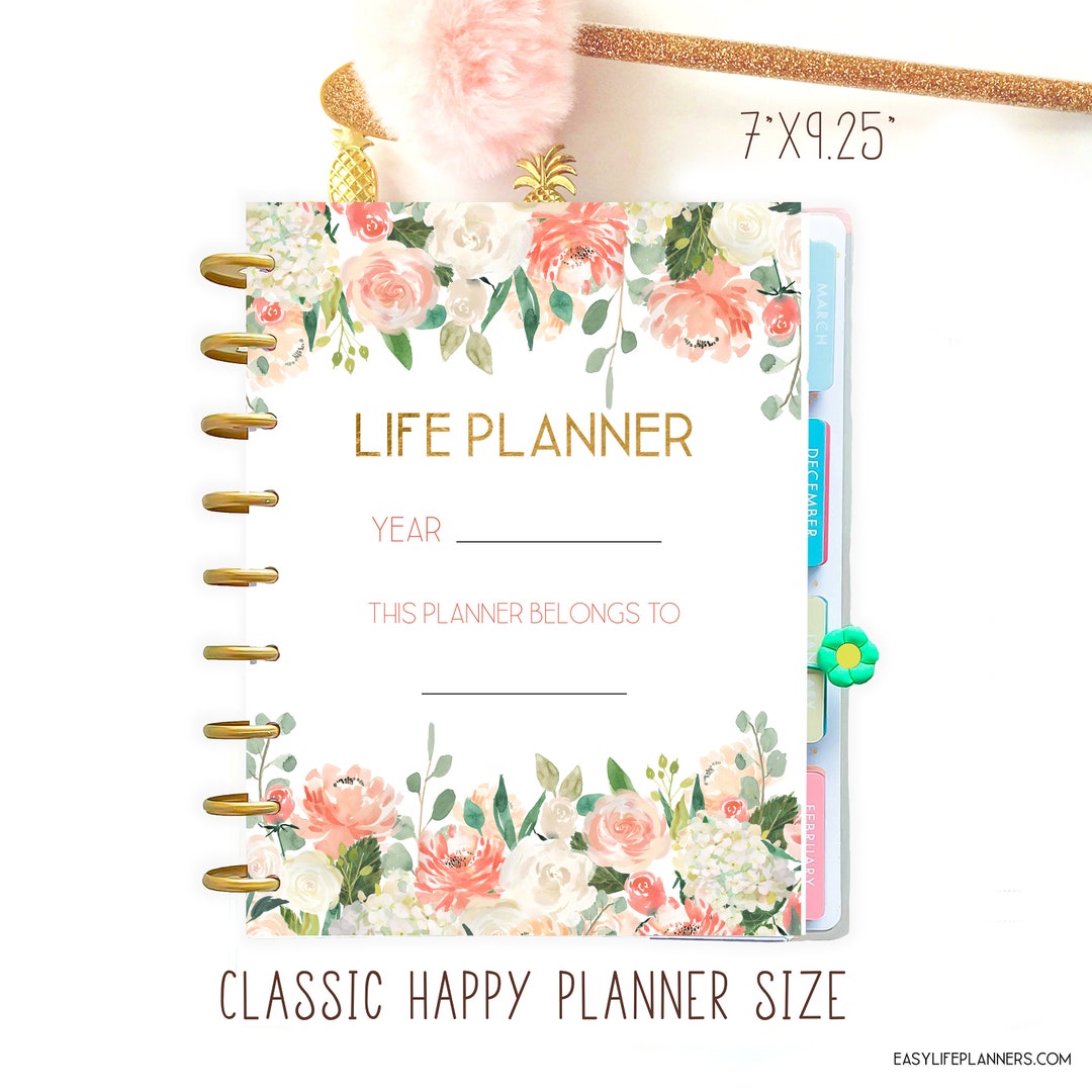 Life Planner Undated Printable Planner Pages Made to Fit - Etsy