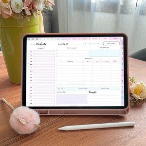 Fitness Planner Digital Workout Planner for Ipad, Notability Planner ...