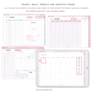 Fitness Planner Digital Workout Planner for Ipad, Notability Planner ...