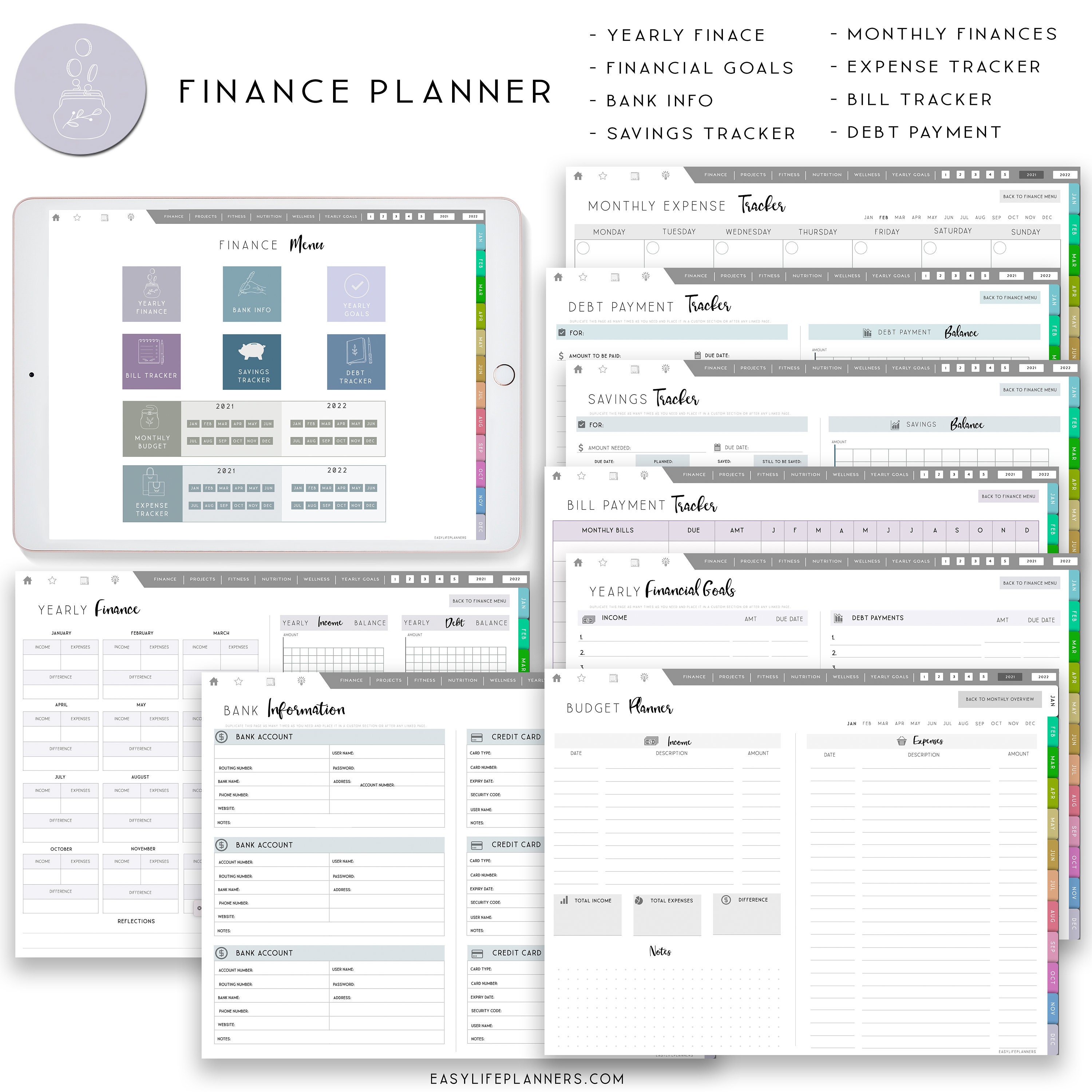 Goodnotes 5 budget template - chlistmama