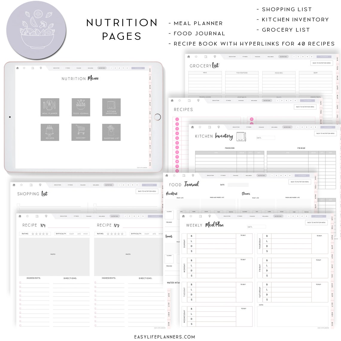 Digital Student Planner Digital Planner for iPad Notability | Etsy