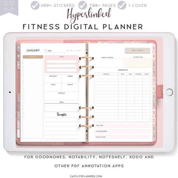 Fitness Planner - Etsy