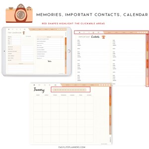 Digital Planner, Notability Planner, Vacation Planner, Travel Planner ...