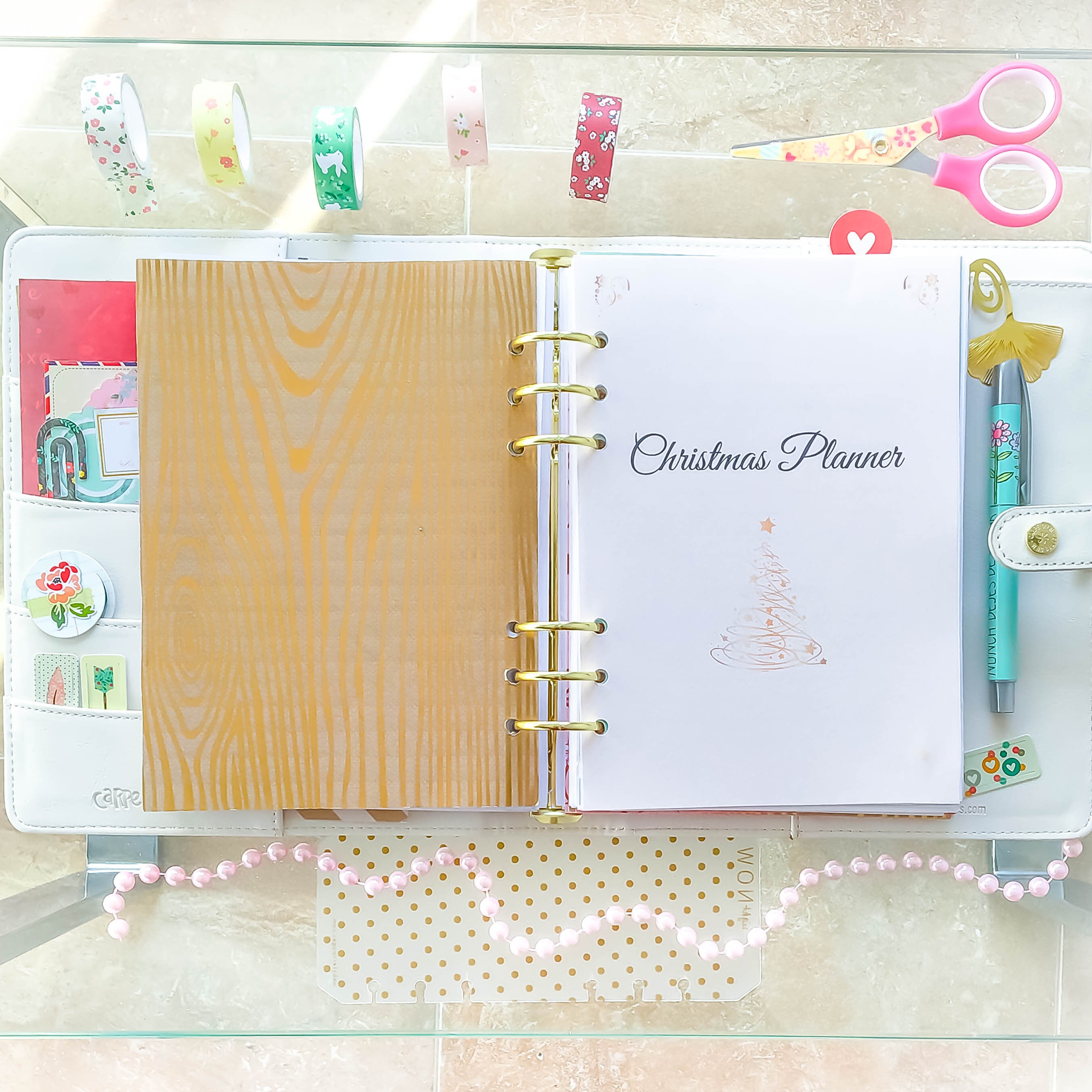 Christmas Planner Printable Christmas Organizer A5 Filofax Insert A5
