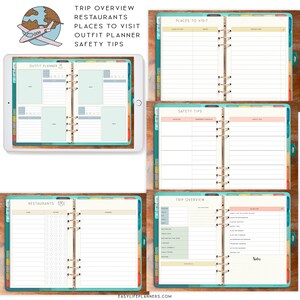 Digital Travel Planner, Digital Vacation Planner, Goodnotes Template ...