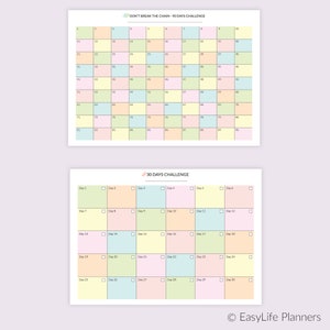 Life Planner Kit A4 Printable Daily Planner Pages, Financial Planner ...