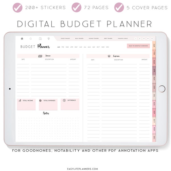 Budget Planner - Etsy