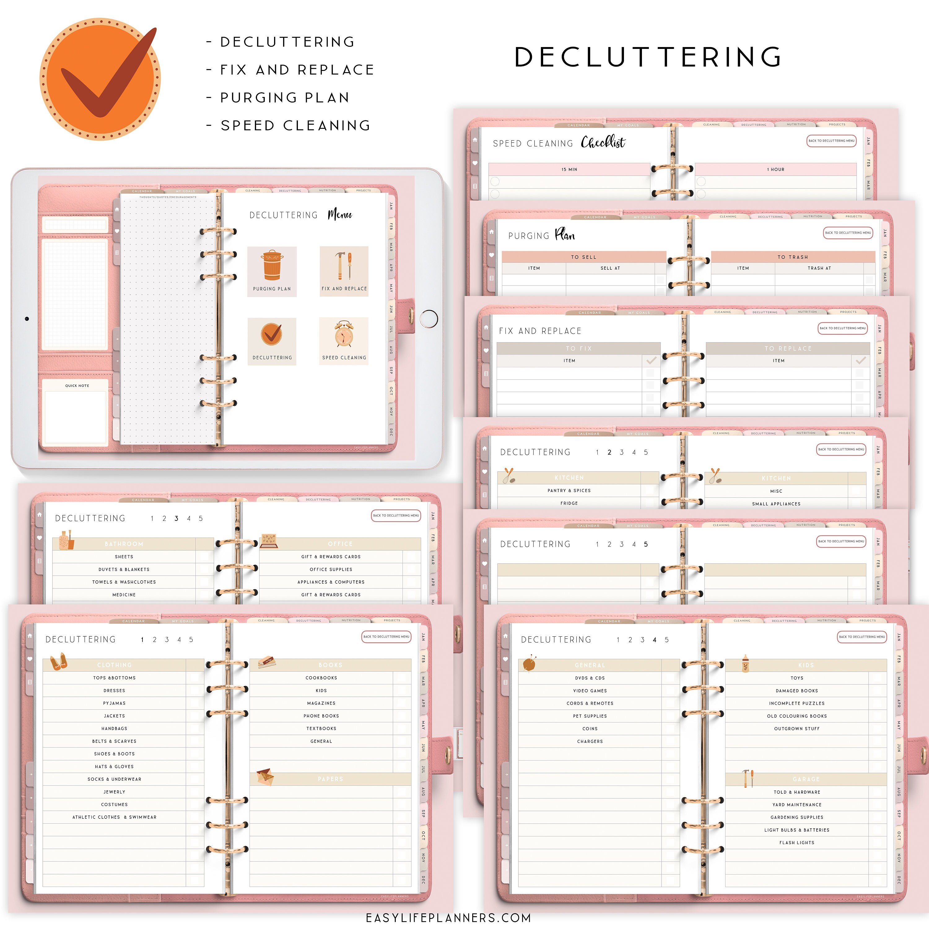 Digital Household Planner, Notability Planner, Xodo Planner, Cleaning ...