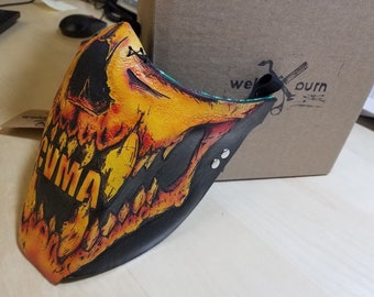 CUSTOM Order 3/4 Helmet Deathstroke Motorcycle Riding Mask - Etsy