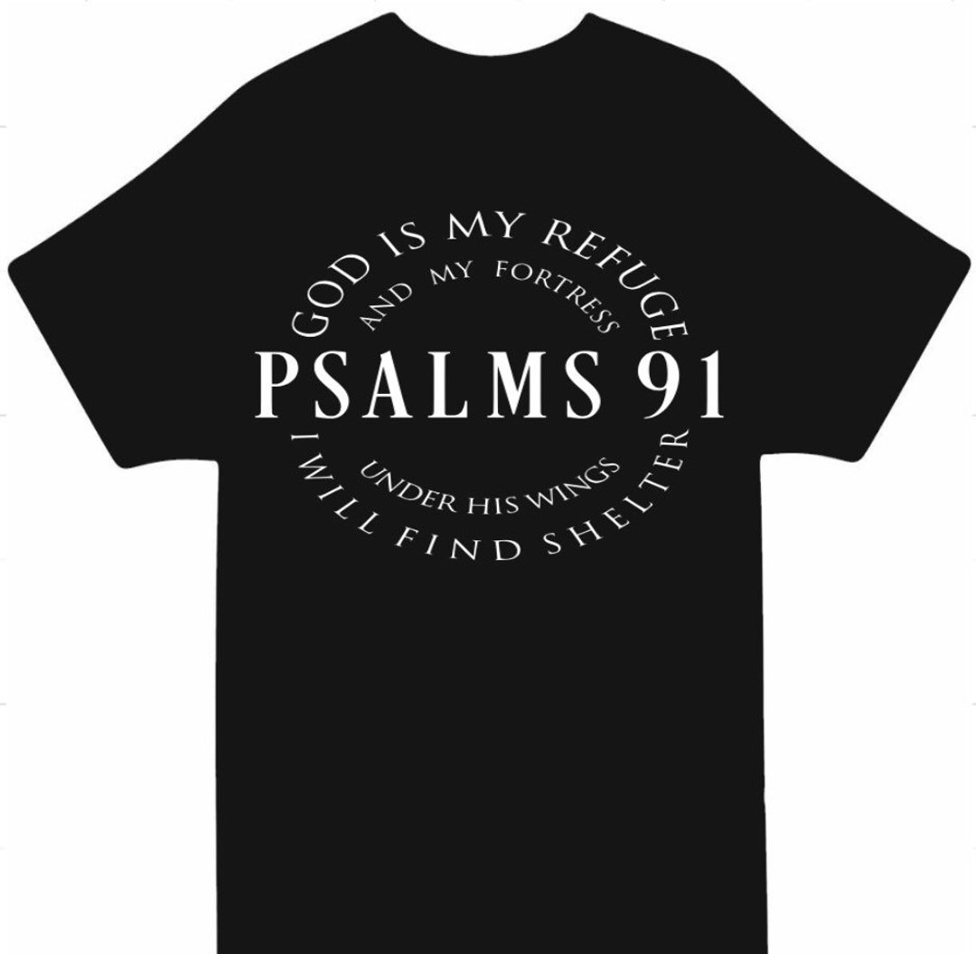 Psalms 91 T-shirt Unisex. Psalm 91. Christian. Unisex Christian T ...