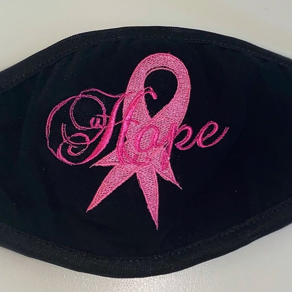 Breast Cancer Mask - Etsy