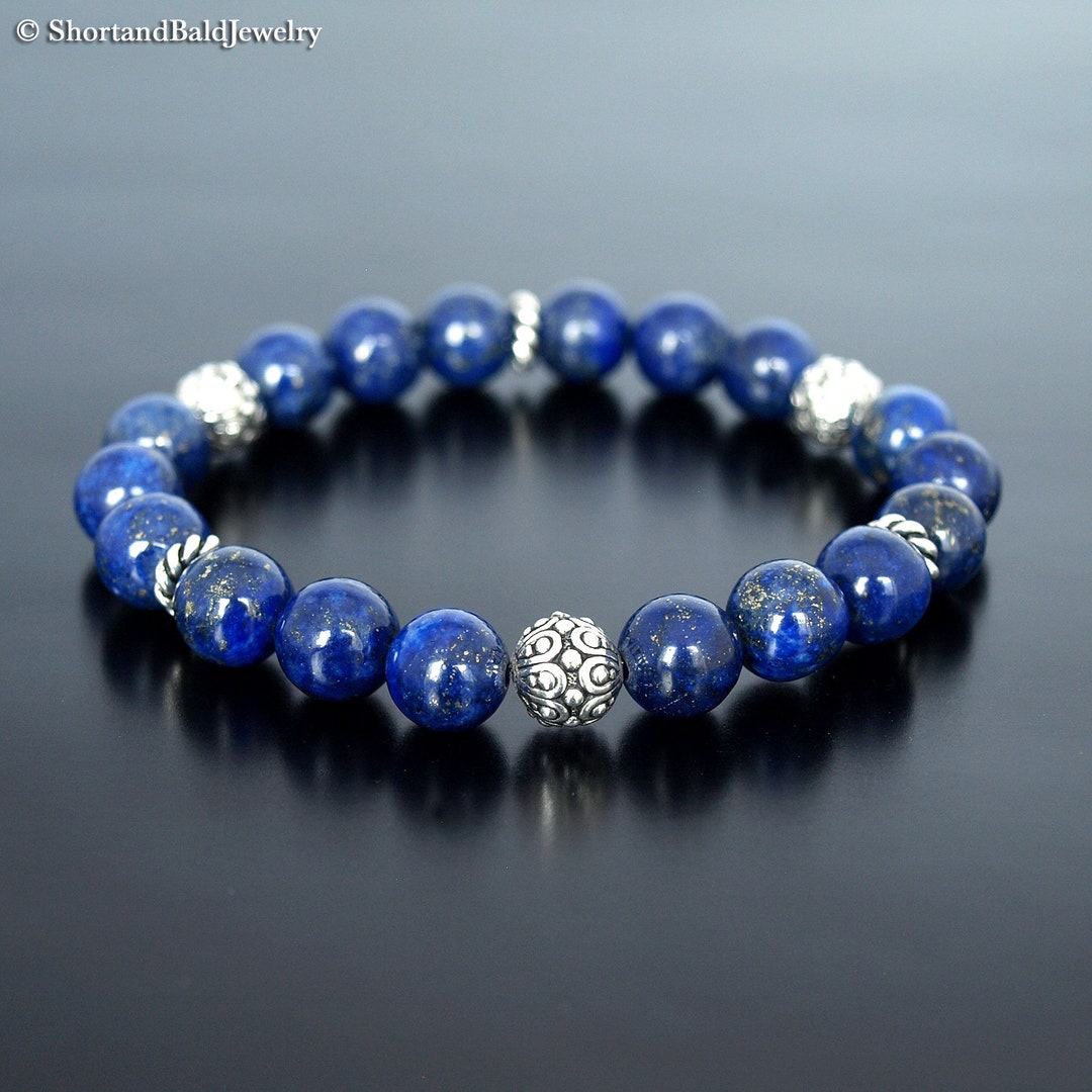 Deep Blue Lapis Lazuli AA Bead, Dark Blue Lapis Crystal Stone, Crystal ...