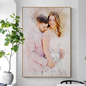 Portrait From Photo, Great Wife Gifts, Gift for Husband, Fall Wedding ...
