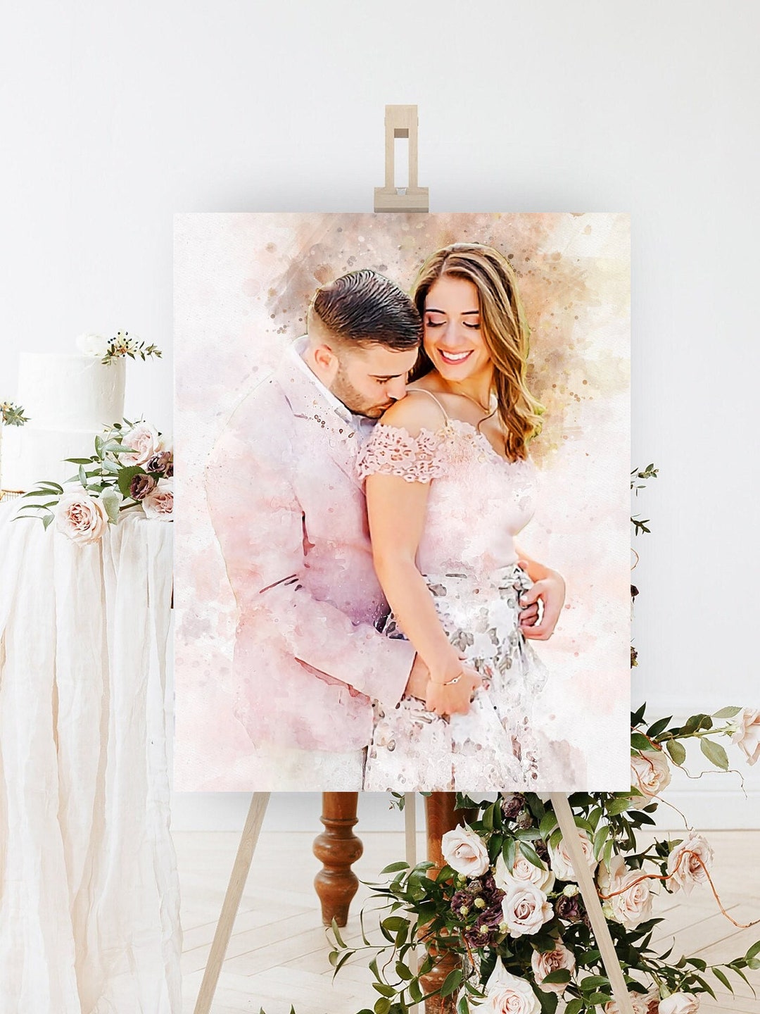 Portrait From Photo, Great Wife Gifts, Gift for Husband, Fall Wedding ...