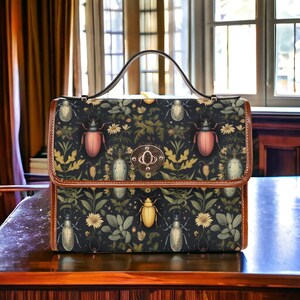Bug Bag Entomology Cottagecore Satchel Bag Boho Wildflowers Gift Cute ...