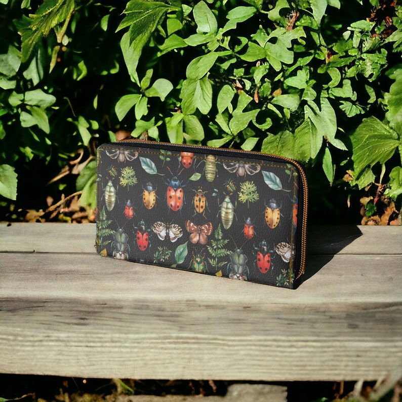Insect Wallet, Dark Academia Wallet, Entomology Wallet, Goblincore ...