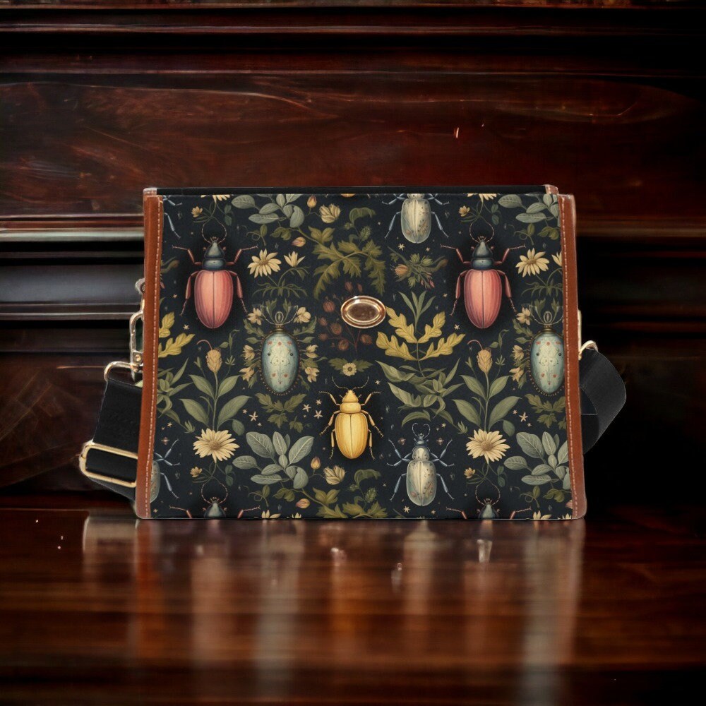 Bug Bag Entomology Cottagecore Satchel Bag Boho Wildflowers - Etsy