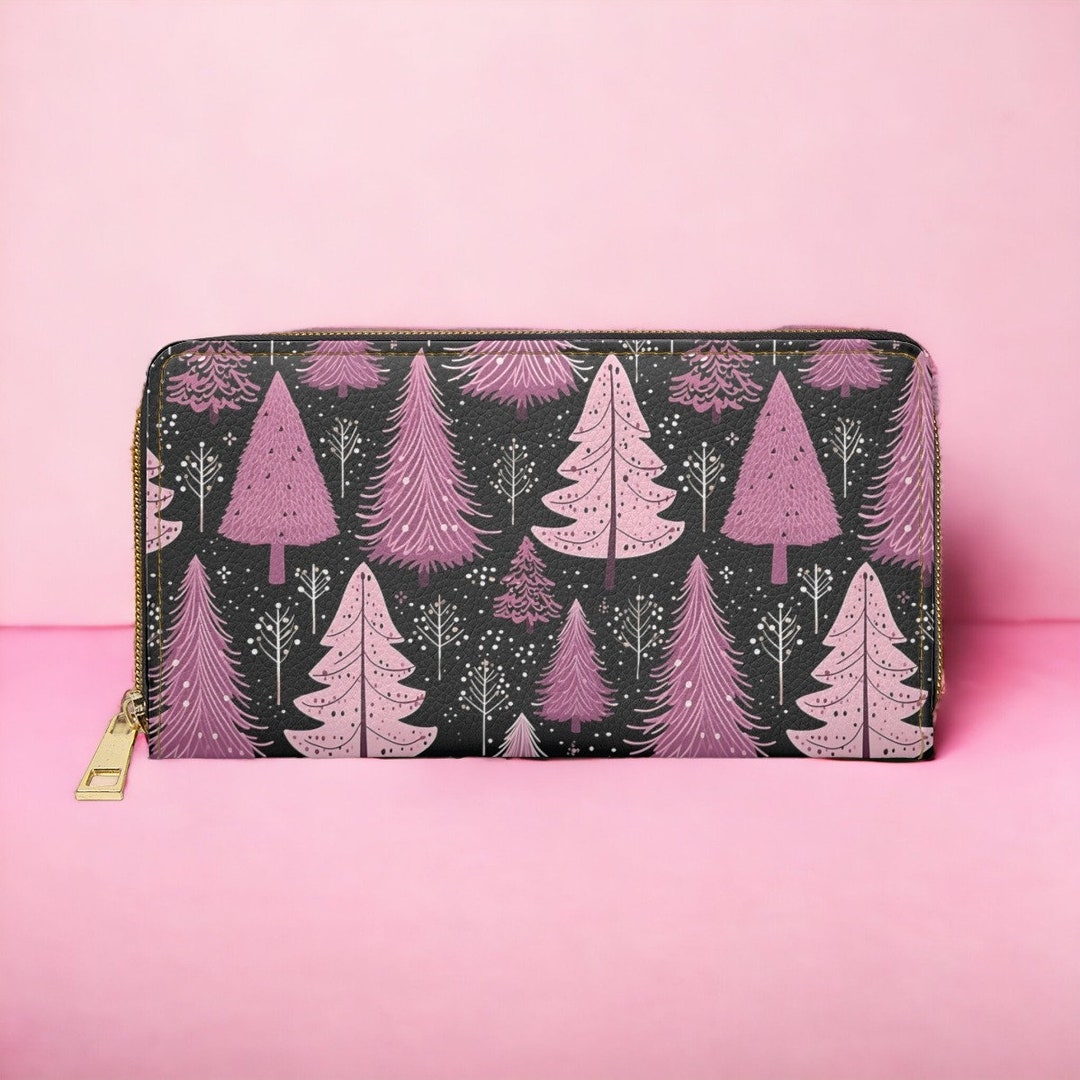 Cottagecore Wallet, Pink Christmas Tree, Wallet Women Cute, Boho Wallet ...