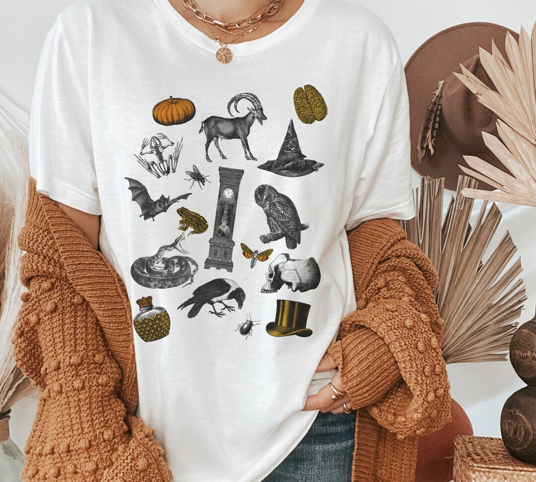 Vintage Halloween Cottagecore Shirt, Fairy Grunge Clothes, Cottage Core ...