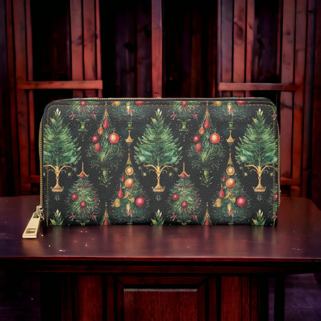 Cottagecore Wallet Christmas Tree Wallet Women Cute Boho Wallet Travel ...