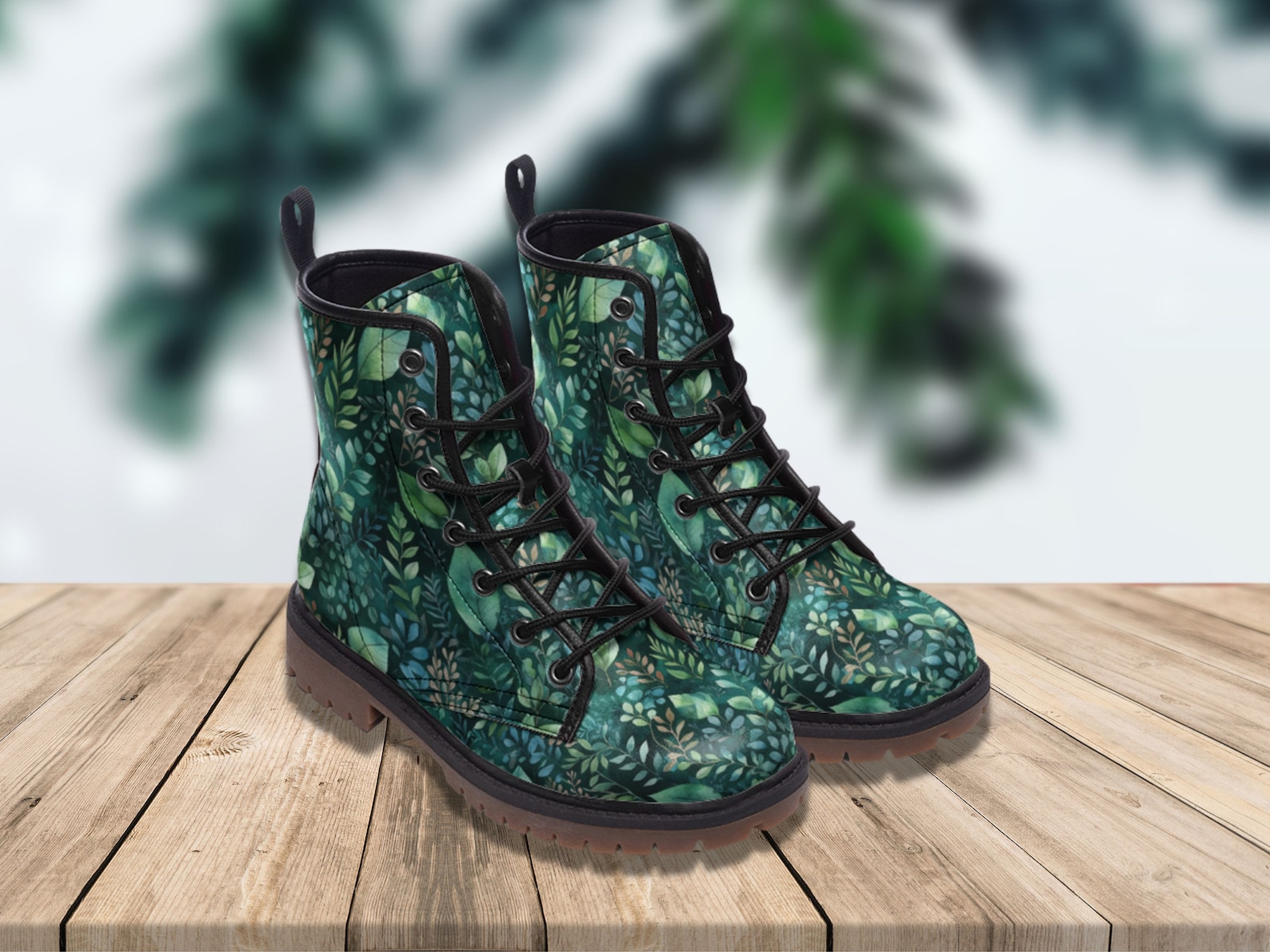 Whimsigoth Combat Boots Mens Leather Boots Witch Shoes Gift for ...