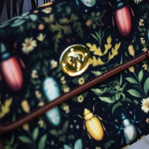 Bug Bag Entomology Cottagecore Satchel Bag Boho Wildflowers Gift Cute ...