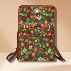 Strawberry Bag Goblincore Cottage Core Bag Strawberry Purse Farmers ...